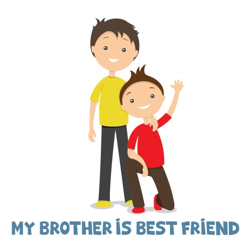 Brother Cartoon Vector Images (over 9,900)