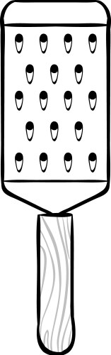 Cheese shredder Royalty Free Vector Image - VectorStock