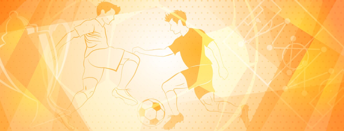 Abstract soccer background Royalty Free Vector Image