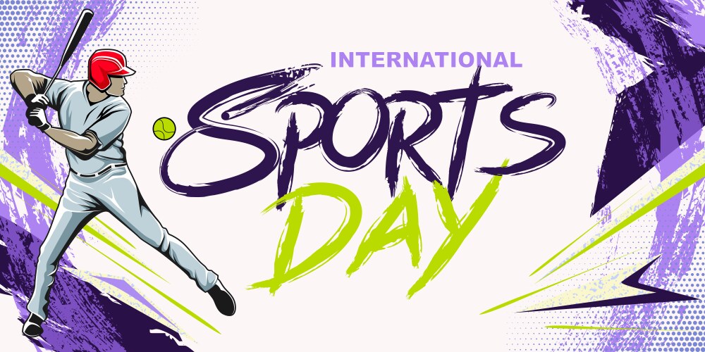 Baseball abstract sports background Royalty Free Vector