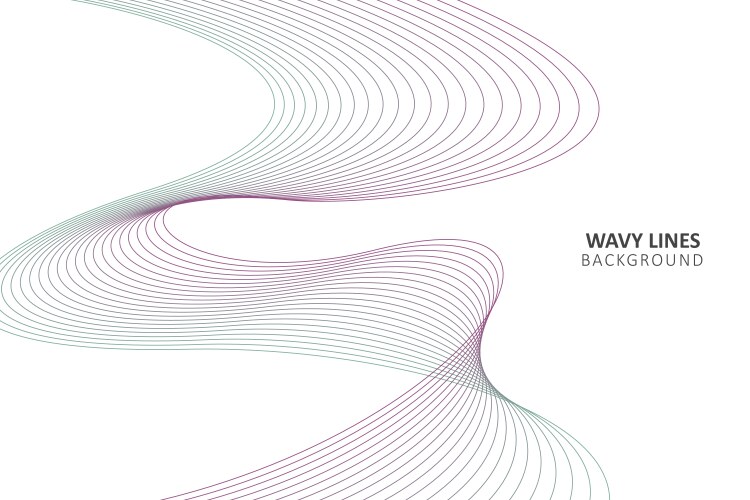 Abstract smooth motion lines background Royalty Free Vector