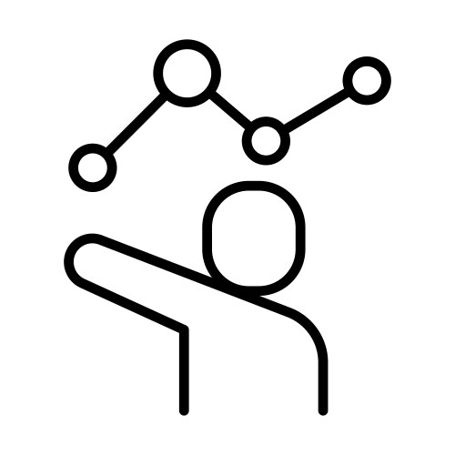 Data diagram icon Royalty Free Vector Image - VectorStock