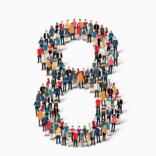 Number 8 Vector Images (over 21,000)