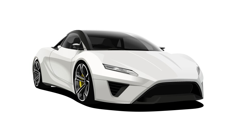 Realistic car Royalty Free Vector Image - VectorStock