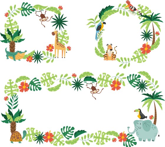 Jungle Border Vector Images (over 10,000)