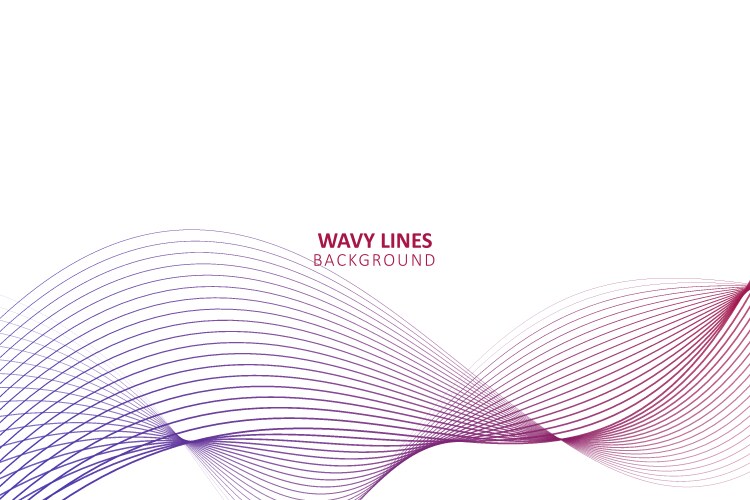 Abstract smooth motion lines background Royalty Free Vector