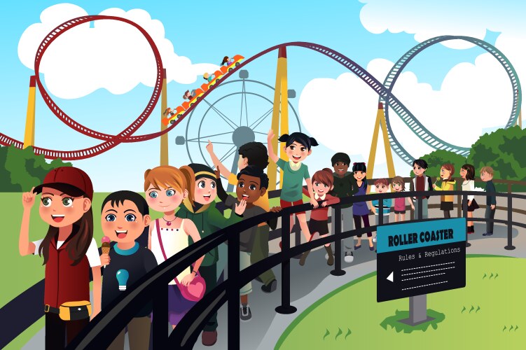 Roller Coaster Cartoon Vector Images (over 1,500)