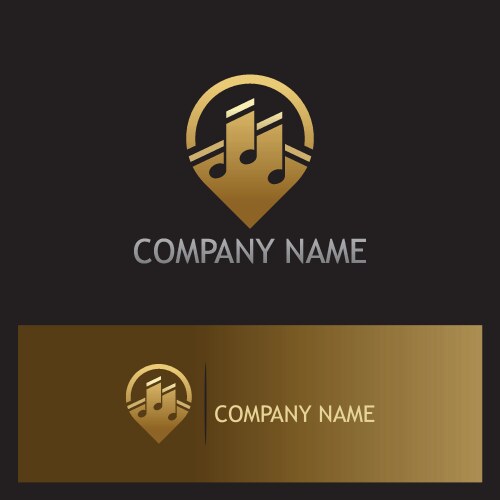 Music Gold Logo Vector Images (over 2,300)