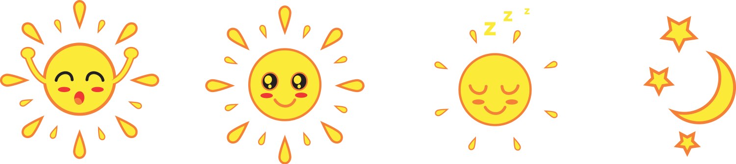 Moon 2 Parts Vector Images (15)