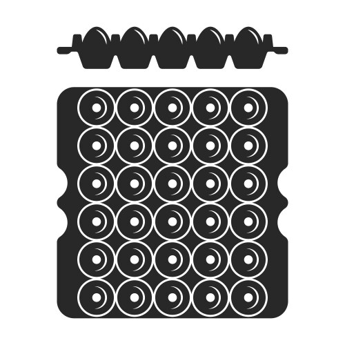 Eggs Tray Vector Images (over 2,200)