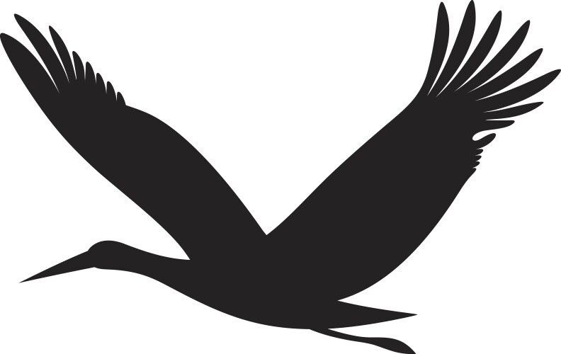 Stork Royalty Free Vector Image - VectorStock