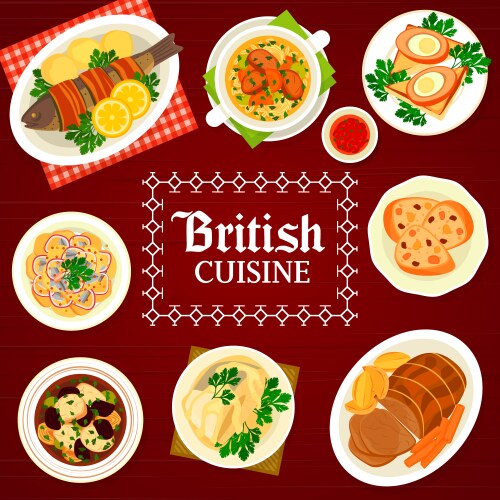 Flat banners of british Royalty Free Vector Image