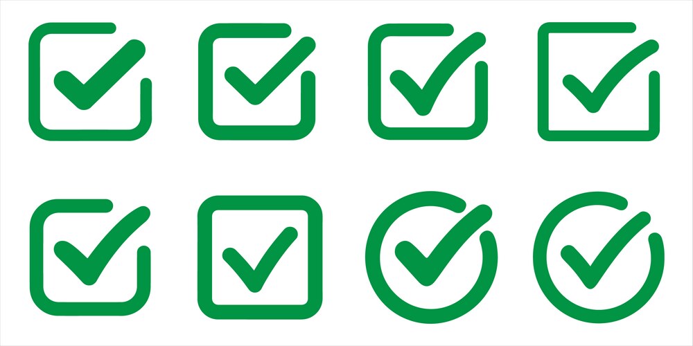 Green Checkmark Icon Vector Images (over 11,000)