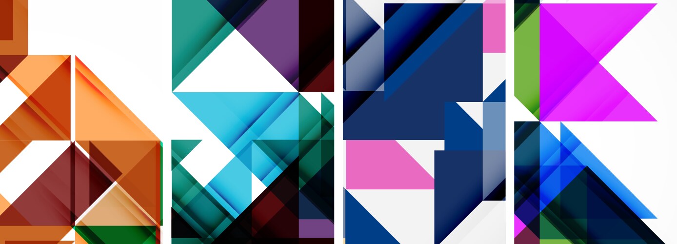 Random Triangle Pattern Vector Images (over 14,000)