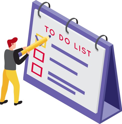 Paper sheets to do list icon concept Royalty Free Vector