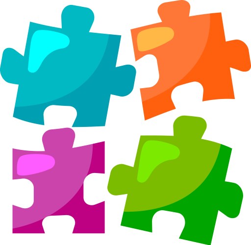Autism Puzzle Pieces Vector Images (over 1,800)
