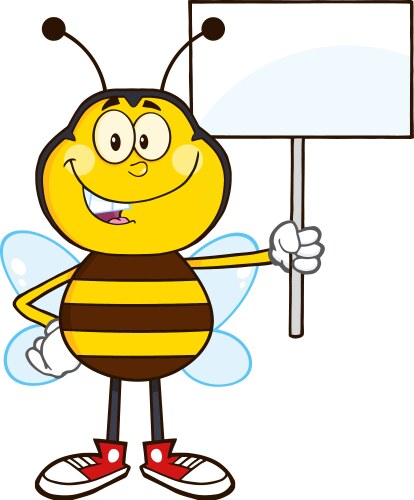 Good bee Royalty Free Vector Image - VectorStock