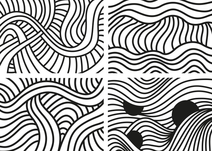 Seamless interlacing lines pattern modern Vector Image