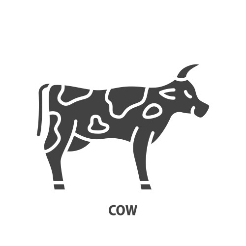 Cow Royalty Free Vector Image - VectorStock