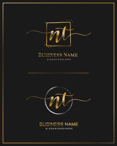 Golden monogram crown initial letter d Royalty Free Vector