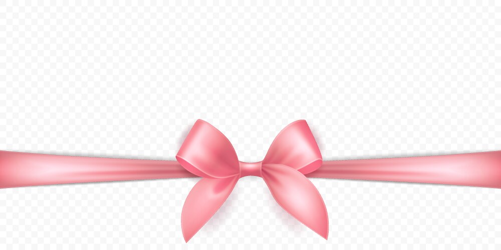 Realistic Pink Bow Vector Images (over 3,100)