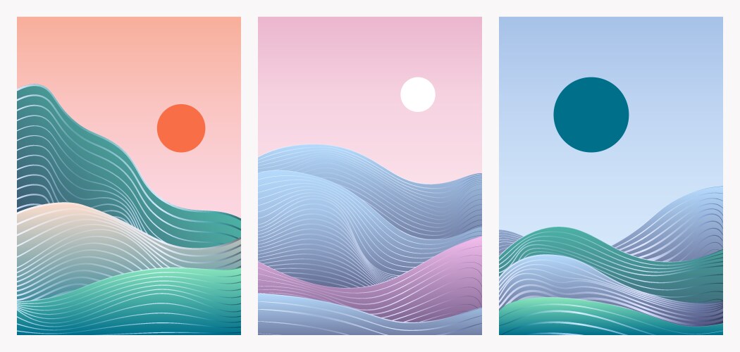 Gradient Landscape Vector Images (over 18,000)