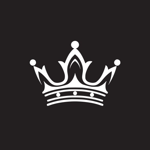 S letter crown luxury kingdom logo Royalty Free Vector Image