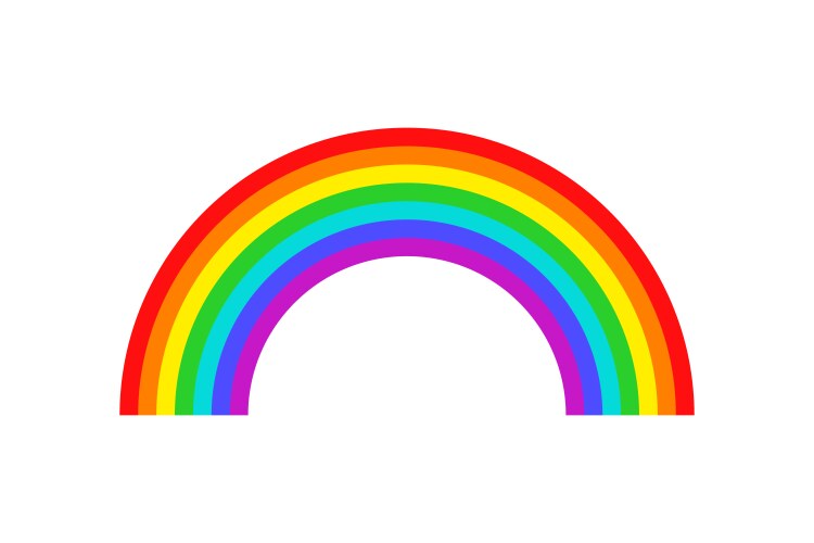 Abstract colorful rainbow circle frame Royalty Free Vector