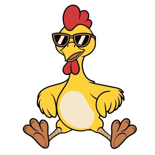 Cartoons Funny Chicken Heads Funny Cartoon Super Rooster Mascot