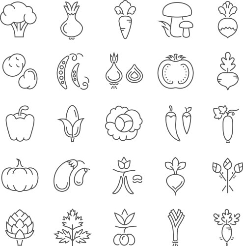 Vegetables Line Vector Images (over 95,000)