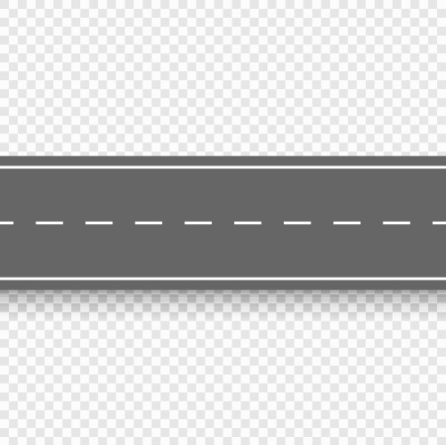 Straight roads seamless pattern background Vector Image