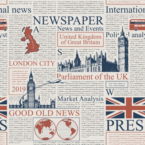 Seamless background on the theme of travel Vector Image