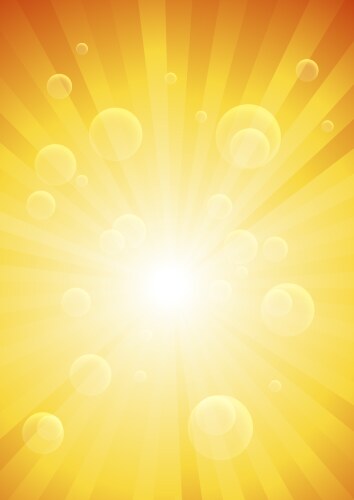 Orange bubble background Royalty Free Vector Image