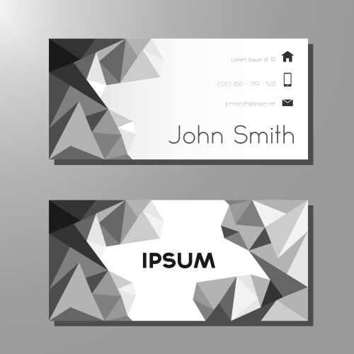 Simple Visiting Card Vector Images (over 7,600)