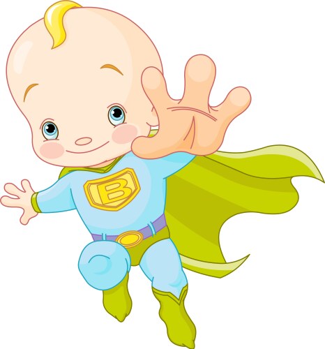 Strong Baby Clipart