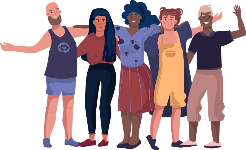 Cartoon Characters Hugging Vector Images (over 24,000)