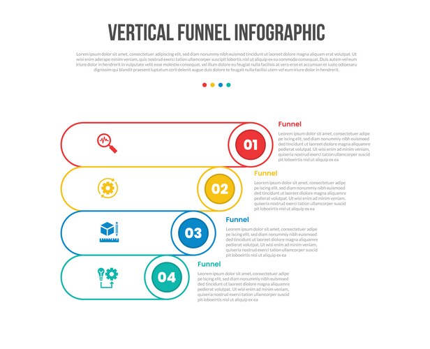 Funnel Chart - Sales Process Diagram – Royalty-Free Vector | VectorStock