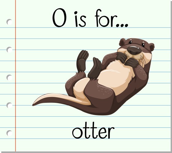 O is for Otter Vector Images (5)