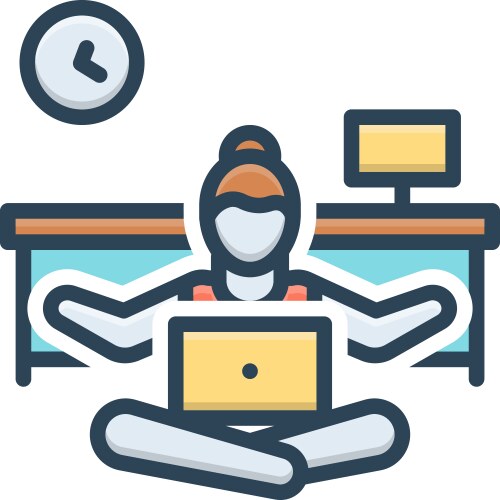 Reduce Stress Royalty Free Vector Image Vectorstock