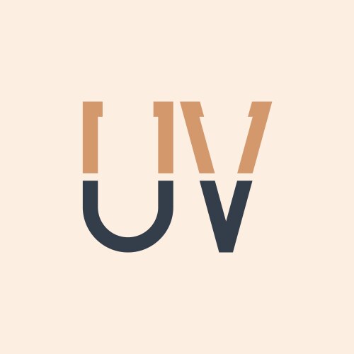 Uv Monogram Vector Images (over 1,200)