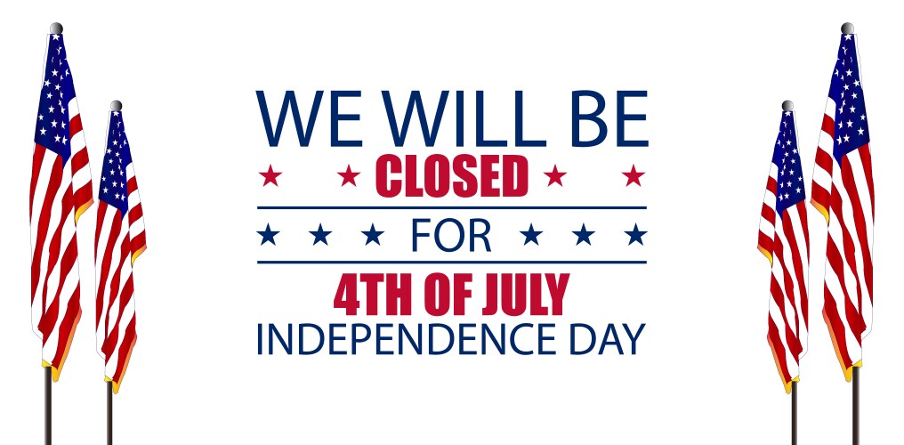 Closed July 4th Vector Images (over 140)