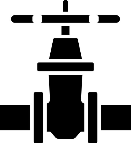 Solenoid icon black Royalty Free Vector Image - VectorStock