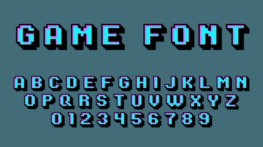 Retro Game Font