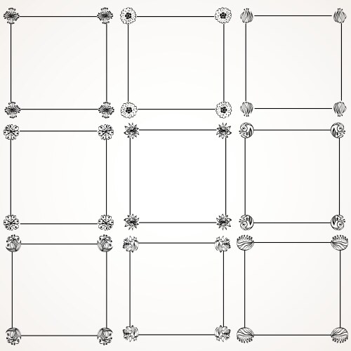 Set of frames Royalty Free Vector Image - VectorStock