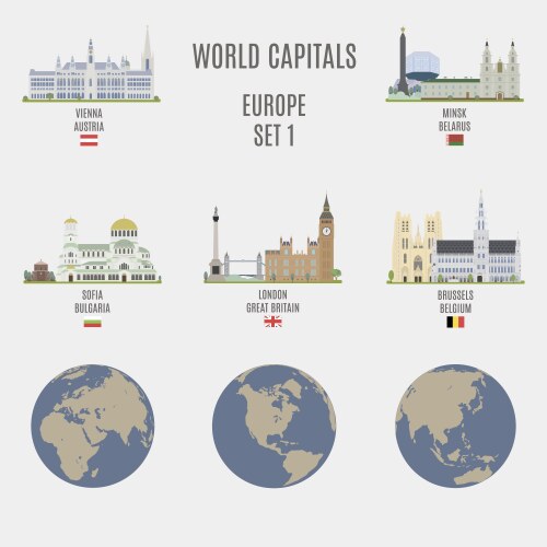 Romanesque capitals from the cloister of monreale Vector Image