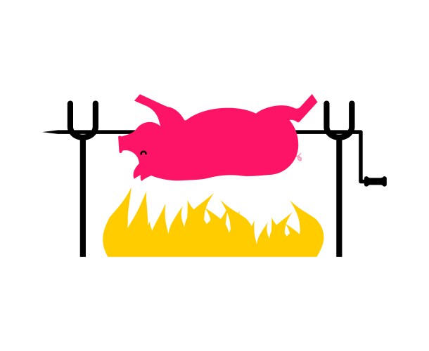 Image of an pig chef Royalty Free Vector Image