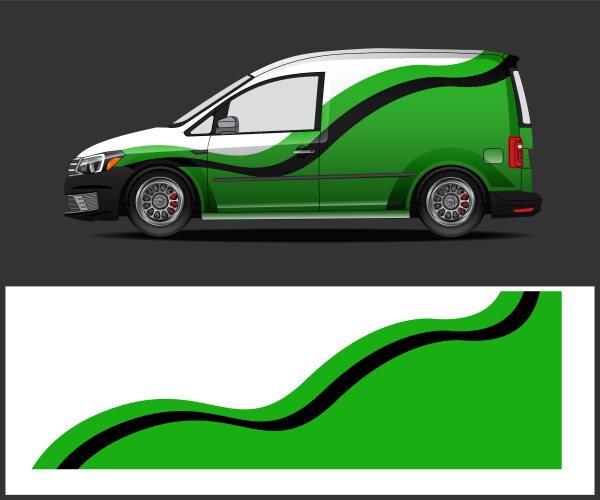 Rusty texture car wrap decal design Royalty Free Vector
