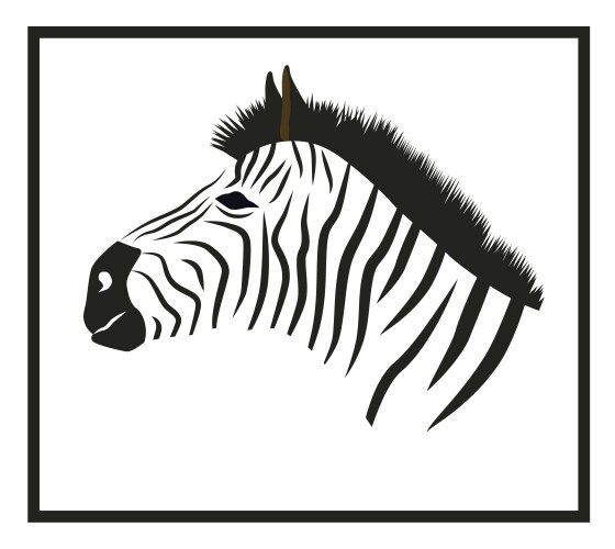 Zebra Outline Vector Images (over 2,500)