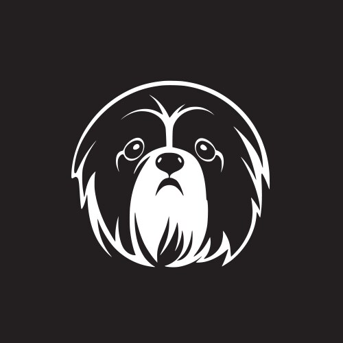 Japanese chin - high quality logo ideal Royalty Free Vector