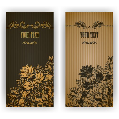 Template frame design for greeting card Royalty Free Vector